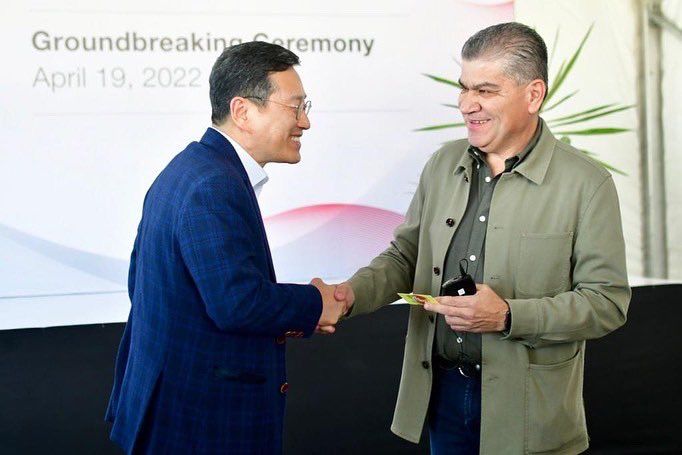 COLOCA MARS PRIMERA PIEDRA DE LA NUEVA PLANTA DE LG-MAGNA, EN RAMOS ARIZPE - Radio Medios